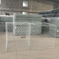 China Hot Dipped Galvanized Double Twist Gabion Basket 60x80mm Mesh Size 380-400Mpa for sale