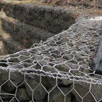 China Hot Dipped Galvanized Double Twist Gabion Basket 60x80mm Mesh Size 380-400Mpa for sale