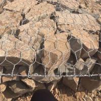 China Stainless Steel Gabion Box Double Twist Weaving 2.7mm Wire 380-400Mpa for sale