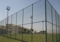 China Durable Galvanized PVC Coated Chain link mesh Wire Netting Fencing Security fencing for sale