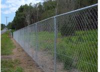 China Durable Galvanized PVC Coated Chain link mesh Wire Netting Fencing Security fencing for sale