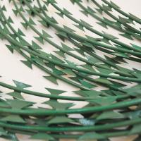 China Concertina Wire Fencing BTO-22 Stainless Steel Security Razor Wire 450mm-1000mm for sale