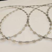 China Concertina Wire Fencing BTO-22 Stainless Steel Security Razor Wire 450mm-1000mm for sale