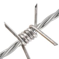 China Galvanized Barbed Wire Fence 45mm Barb Length 50m-120m Coil for Farm Security for sale