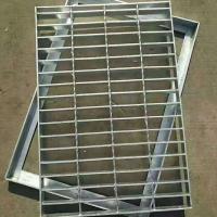 China Stainless Steel Bar Grating 8x8mm Cross Bar for Marine Floor Step Walkway for sale