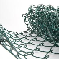 China 60x60mm Post Chain Link Mesh Fence 2m-3m Width 50x50mm Mesh for sale