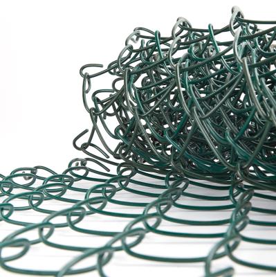China Galvanized PVC Coated Chain Link Diamond Mesh Fence 50x50mm 1.2m-2.4m Height Security Fencing for sale