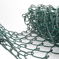 China Chain Link Mesh Fence 1.2mm-3.0mm Post Thickness 1.2m-3.0m Height Galvanized PVC Coated for sale