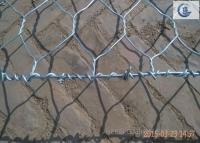 China Hot Dipped Galvanized Galfan Gabion Box Wire Mesh 60x80mm Opening 2.0mm Wire for River Embankment for sale
