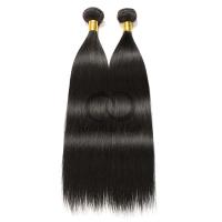 China Natural Black Straight Remy Human Hair Bundles 10-28 Inch Machine Double Wefted 3 Bundles Per Set for sale