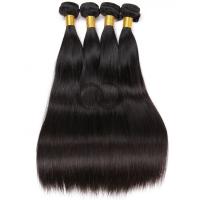 China Natural Black Straight Remy Human Hair Bundles 10-28 Inch Machine Double Wefted 3 Bundles Per Set for sale