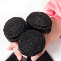 China Natural Black Straight Remy Human Hair Bundles 10-28 Inch Machine Double Wefted 3 Bundles Per Set for sale
