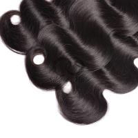 China Natural Black Body Wave Remy Human Hair Bundles 10-28 Inch 3 Bundles Per Set for sale