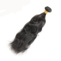 China Natural Black Water Wave Remy Human Hair Bundles 10-28 Inch Double Wefted Sew In Weave for sale