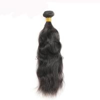 China Natural Black Water Wave Remy Human Hair Bundles 10-28 Inch Double Wefted Sew In Weave for sale