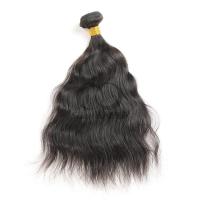 China Natural Black Water Wave Remy Human Hair Bundles 10-28 Inch Double Wefted Sew In Weave for sale