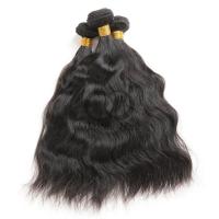 China Natural Black Water Wave Remy Human Hair Bundles 10-28 Inch Double Wefted Sew In Weave for sale