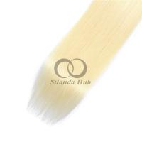 China #613 Bleached Blonde Straight Remy Human Hair Bundles 10-28 Inch Sew In Weave Brazilian Bundle Deals for sale