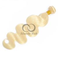 China #613 Bleached Blonde Body Wave Remy Human Hair Bundles 10-28 Inch 3 Bundles Per Set for sale