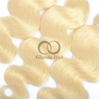 China #613 Bleached Blonde Body Wave Remy Human Hair Bundles 10-28 Inch 3 Bundles Per Set for sale