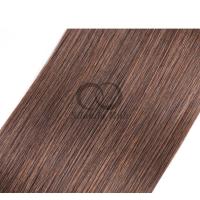 China #4 Medium Brown Straight Remy Human Hair Bundles 10-28 Inch Brazilian Sew In Weave 3 Bundles Per Set for sale