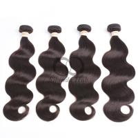 China #2 Dark Brown Body Wave Remy Human Hair Bundles 10-28 Inch Brazilian Sew In Weave for sale