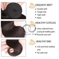 China #2 Dark Brown Body Wave Remy Human Hair Bundles 10-28 Inch Brazilian Sew In Weave for sale