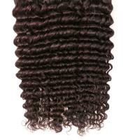 China #2 Dark Brown Deep Wave Remy Human Hair Bundles 10-28 Inch Brazilian Sew In Weave for sale