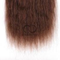 China Remy Human Hair Bundles Kinky Straight #4 Medium Brown 10-28 Inch Sew In Weave Brazilian Bundle Deals for sale