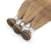 China Ash Brown Straight Remy Human Hair Bundles 10-28 Inch Brazilian Sew In Weave 3 Bundles Per Set for sale