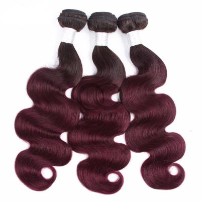 China Remy Human Hair Body Wave Bundles 10-28 Inch Brazilian Sew In Weave 3 Bundles Set for sale