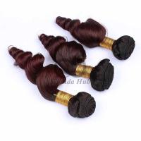 China T1B/99J Loose Wave Remy Human Hair Bundles 10-28 Inch Brazilian Sew In Weave for sale