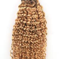 China Remy Human Hair Kinky Curly Bundles 3 Bundles 10-28 Inch Brazilian Sew In Weave for sale