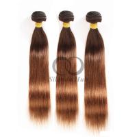 China Straight Remy Human Hair Bundles 3 Bundles Per Set 10 to 28 Inch Brazilian Weave for sale