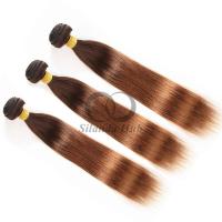 China Straight Remy Human Hair Bundles 3 Bundles Per Set 10 to 28 Inch Brazilian Weave for sale