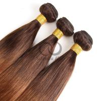 China Straight Remy Human Hair Bundles 3 Bundles Per Set 10 to 28 Inch Brazilian Weave for sale