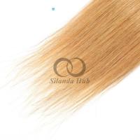 China Straight Remy Human Hair Bundles Sew In Weave Brazilian #T1B/4/27 14-28 Inch 3 Bundles for sale