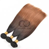 China Straight Remy Human Hair Bundles 14-28 Inch Brazilian Weave 3 Bundles Per Set for sale