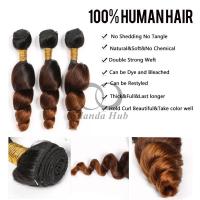 China T1B 4 30 Loose Wave Remy Human Hair Bundles 14 to 28 Inch Brazilian Sew In Weave for sale