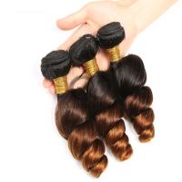 China T1B 4 30 Loose Wave Remy Human Hair Bundles 14 to 28 Inch Brazilian Sew In Weave for sale