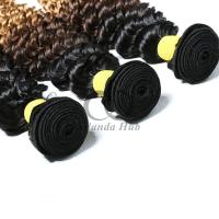 China Deep Wave Remy Human Hair Bundles Sew In Weave Brazilian Bundle Deals 14-28 Inch for sale