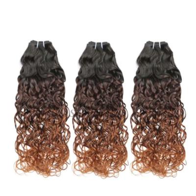 China Remy Human Hair Water Wave Bundles #T1B/4/30 Brazilian Sew In Weave 14-28 Inch 3 Bundles Set for sale