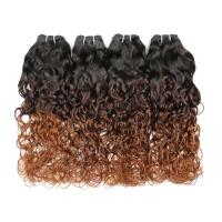 China Remy Human Hair Water Wave Bundles #T1B/4/30 Brazilian Sew In Weave 14-28 Inch 3 Bundles Set for sale