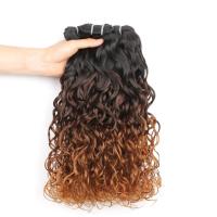 China Remy Human Hair Water Wave Bundles #T1B/4/30 Brazilian Sew In Weave 14-28 Inch 3 Bundles Set for sale