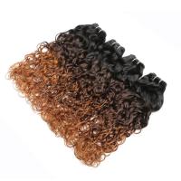 China Remy Human Hair Water Wave Bundles #T1B/4/30 Brazilian Sew In Weave 14-28 Inch 3 Bundles Set for sale