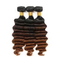 China Loose Deep Wave Remy Human Hair Bundles 14-28 Inch Brazilian Sew In Weave 3 Bundles Set for sale