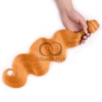China Orange Body Wave Remy Human Hair Bundles 10-28 Inch Double Wefted Sew In Weave for sale