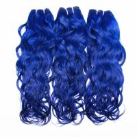 China Blue Water Wave Remy Human Hair Bundles 10-28 Inch Sew In Weave Brazilian Bundle Deals for sale
