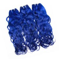 China Blue Water Wave Remy Human Hair Bundles 10-28 Inch Sew In Weave Brazilian Bundle Deals for sale