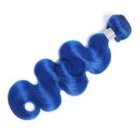 China Blue Body Wave Remy Human Hair Bundles 3 Bundles Per Set 10 to 28 Inch Sew In Weave Brazilian for sale
